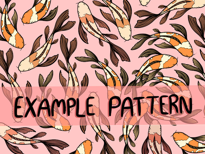 Create a custom digital pattern by Doctorscribble | Fiverr