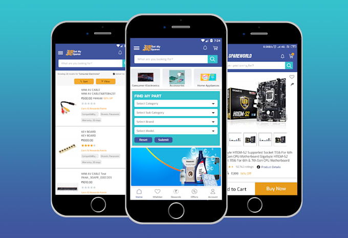 Develop ios and android mobile app in react native by Threebrain | Fiverr