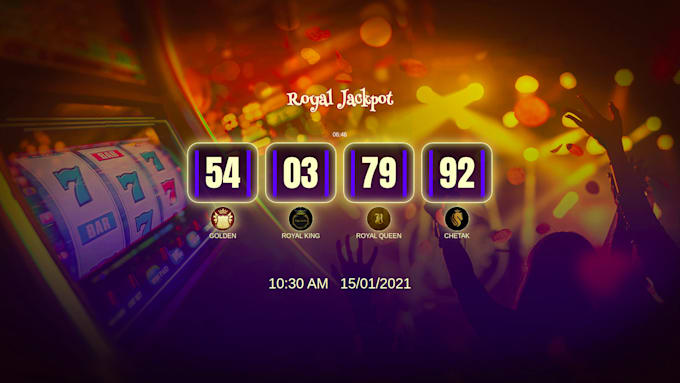 Create online jackpot and card games