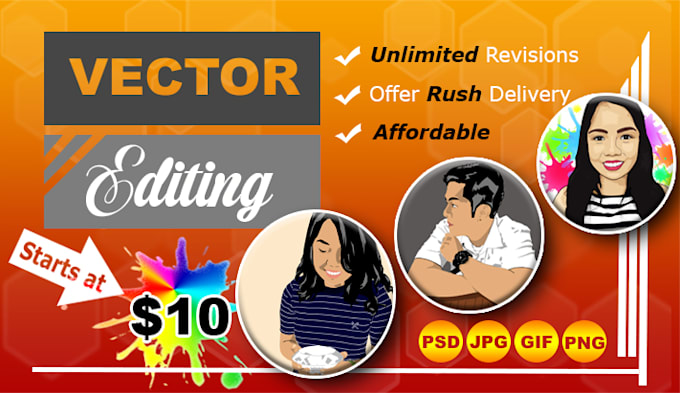 Do vector art editing by Aelins | Fiverr