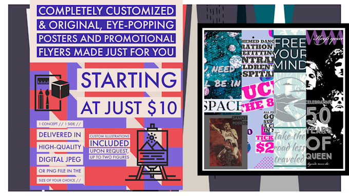 Create you an eye popping poster completely customized by Xxtinastudio ...