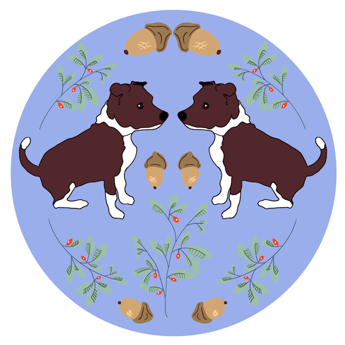 Turn your pet into beautiful folk art by Katydidpgh | Fiverr