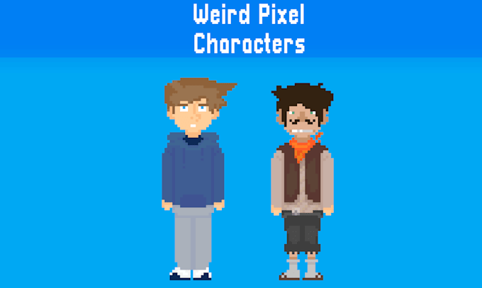 Draw a custom pixel avatar by Azureopn | Fiverr