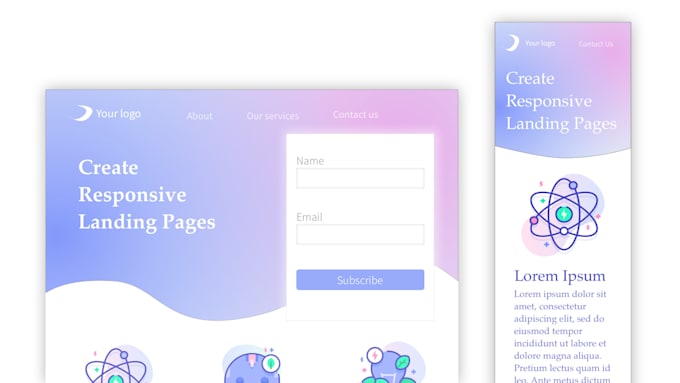 Design and develop responsive animated website by Etblh0 | Fiverr
