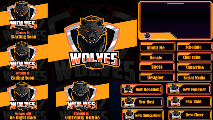 Design twitch logo and panels for your stream in 24 hours by ...