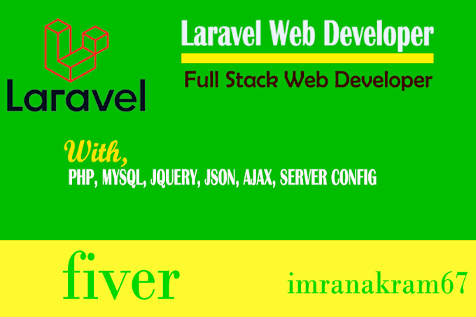 Fix, develop custom website in php laravel or codeigniter by Imranakram67 | Fiverr