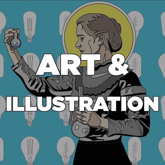 Create a personalized vector illustration by Creatives_rick | Fiverr