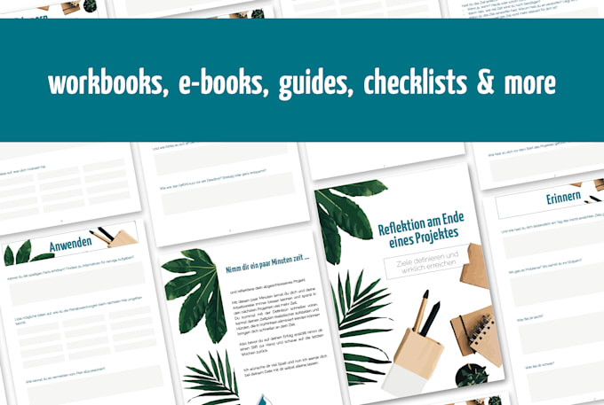 Design your workbook, ebook and pdf by Blauereisberg | Fiverr