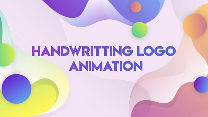 Do handwriting logo animation by Ekremgungor | Fiverr