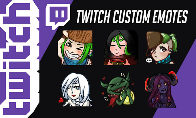 Do beautiful emotes for your stream or discord by Cauccinelle | Fiverr