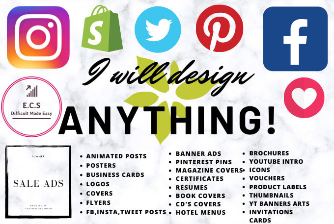 Design posters banners ads posts everything ecom by Elyoncreative | Fiverr