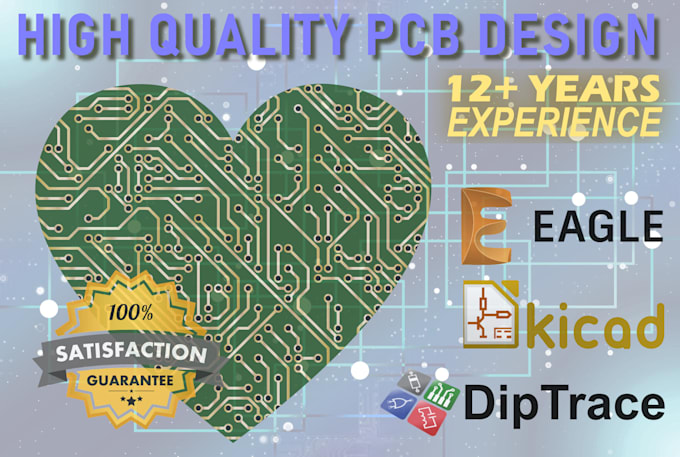Professionally design a pcb for your circuit by Carvalhais1981 | Fiverr
