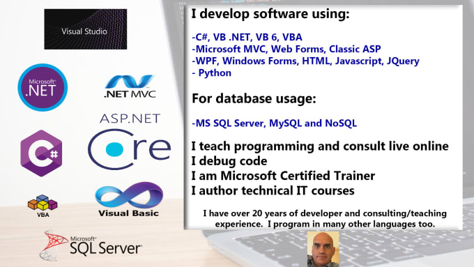 Develop, teach, consult code using c sharp visual basic by Mike_howell ... Develop, teach, consult code using c sharp visual basic by Mike_howell ...