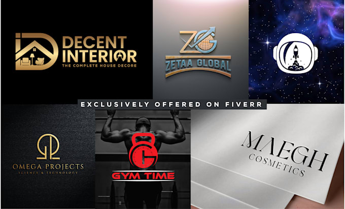 2 top notch logo designs within a 12 hour by Asadyousuf27 | Fiverr