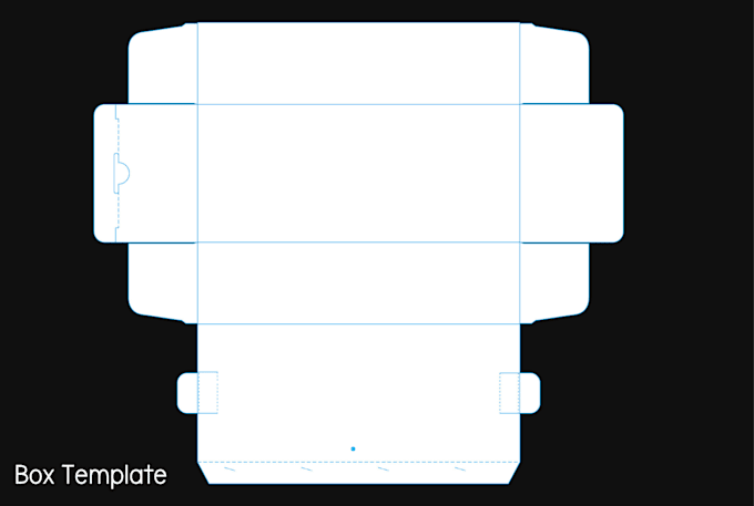 Make custom blank box template and dielines by Rifatislam157 | Fiverr
