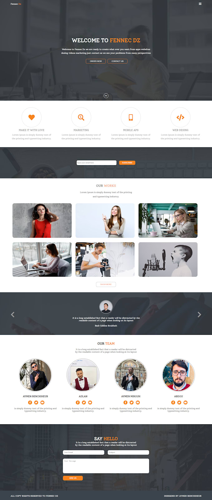 Convert your psd to html5 css3 js and more by Thefennec | Fiverr