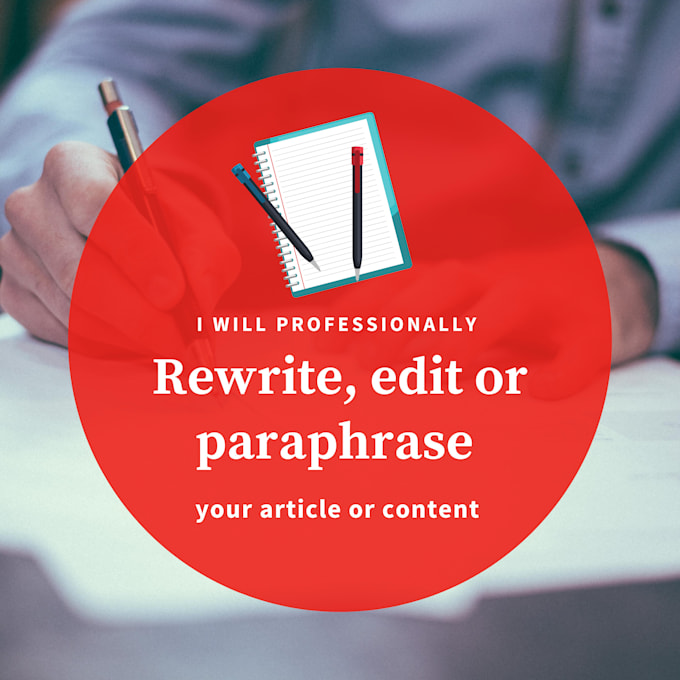 Professionally rewrite or reword your content by Orolade | Fiverr