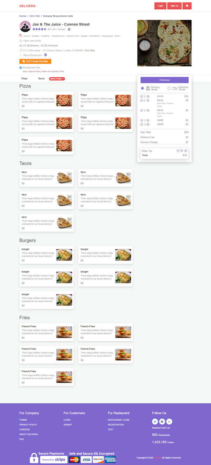 Convert psd,xd ,figma to html,vue js by Codelab0114 | Fiverr