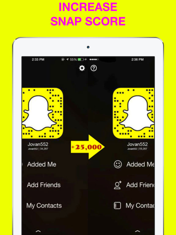 Increase your score by 10,000 on snapchat by Kostek14 | Fiverr