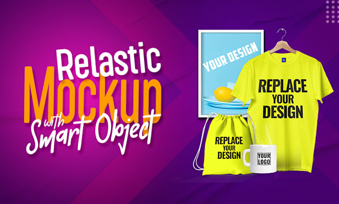 Create professional realistic smart mockup psdwith objects smart mockup ...