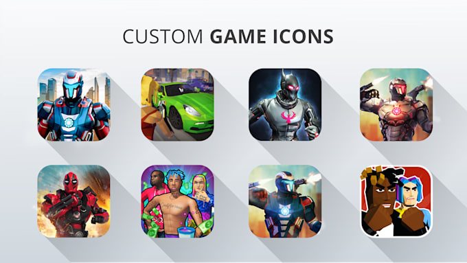 Create an amazing app store and google play game icon by Adrenal36 | Fiverr