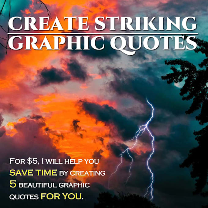 Create striking quotes design by Ricoswabe | Fiverr