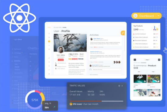 Develop a professional web app using react js by Digitalwebpro | Fiverr