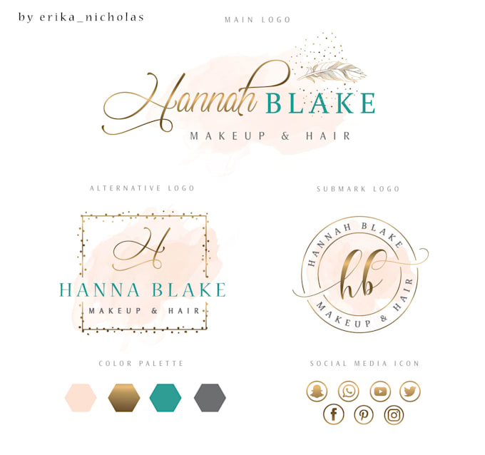 Design unique signature branding kit by Erika_nicholas | Fiverr