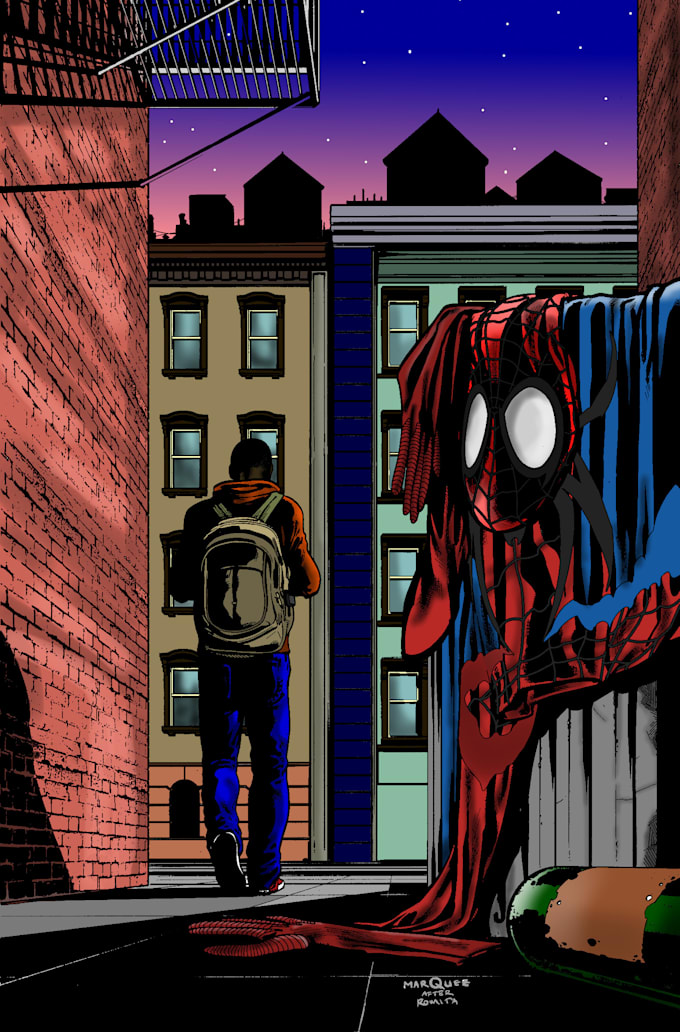 Color comic book panels or line art by Cedwardsedits | Fiverr