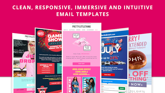 Design and develop clean, immersive and intuitive html emails campaigns ...