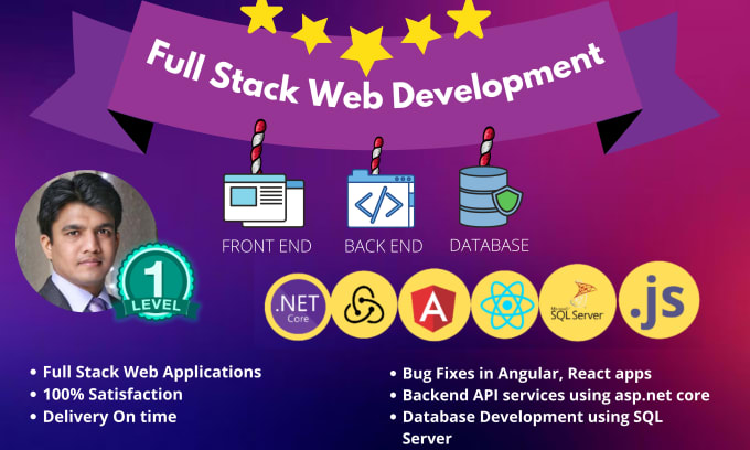 Build Web App Using React Angular Asp Net Core Apis And Sql Server Db By Pushpakp Fiverr