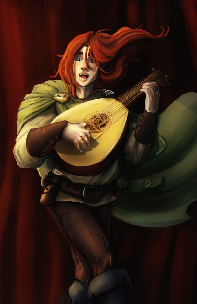 Draw or paint characters and scenes by Filey1990 | Fiverr