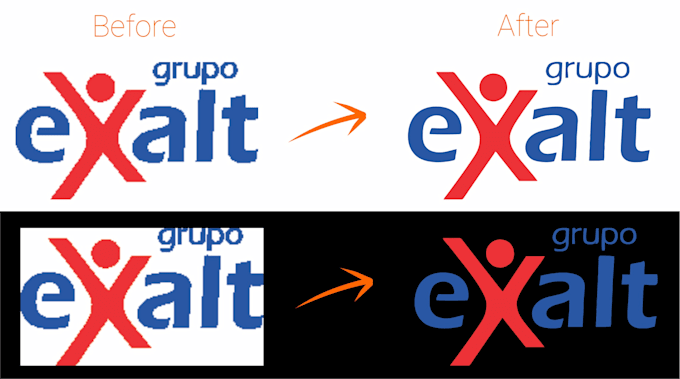 Redesign your low res logo and save it as a high resolution by Vvicoo ...