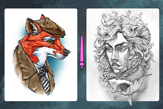 Create your custom tattoo design by Marios_drw | Fiverr