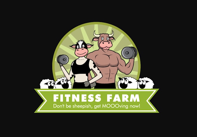 Design a outstanding funny cartoon logo for your company within 12 ...