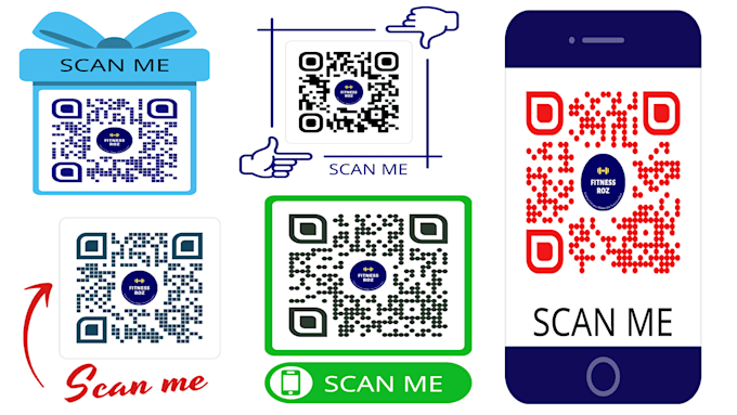 Make professional qr code design and generation your logo by Rohirgola ...