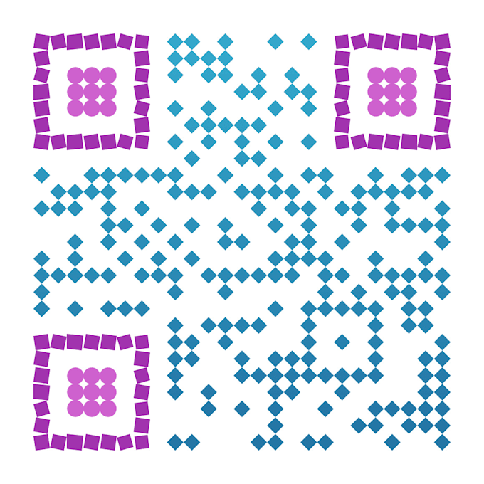 Provide you qr codes in verity of design with high quality by ...