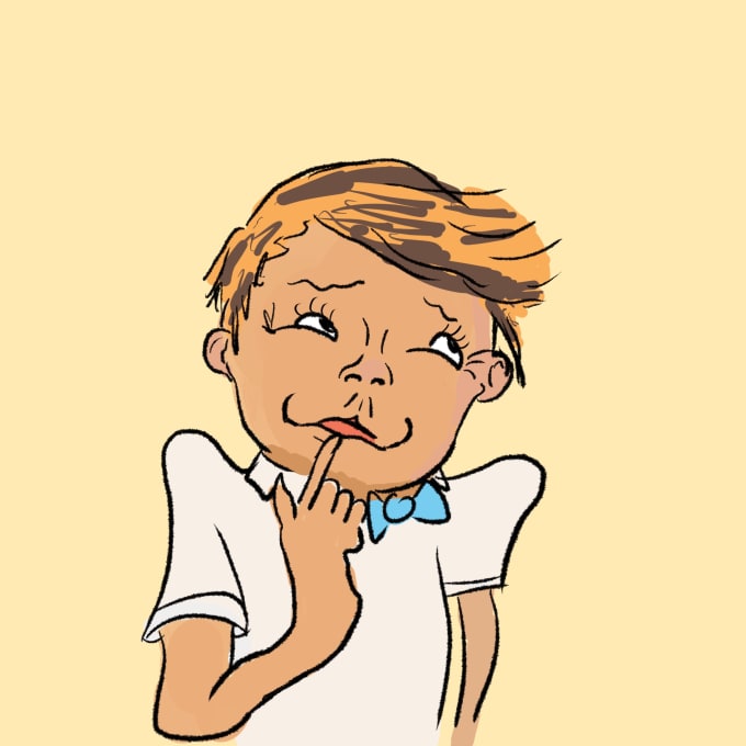 Draw a silly, below average quality representation of a picture of your ...