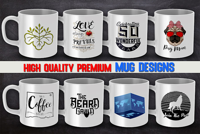 Create unique custom mug or coffee mug design for you by Pixigraphics ...