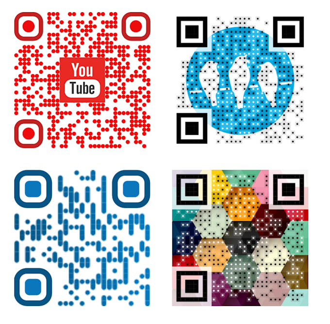 Create qr code in different colours by Vivekchauhan03 | Fiverr