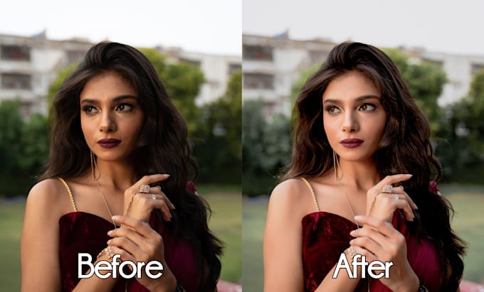 Do professional portrait retouching and editing by Sanabega | Fiverr