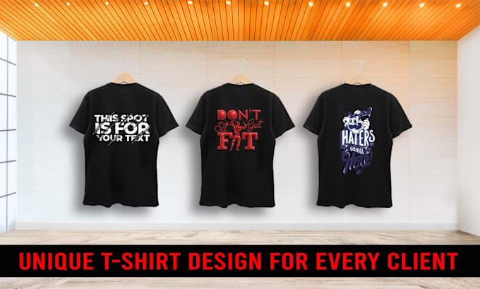 Tee shirts in bulk store