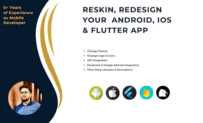 Reskin, redesign, and rebrand your android, ios, or flutter app by Hasnain2496 | Fiverr