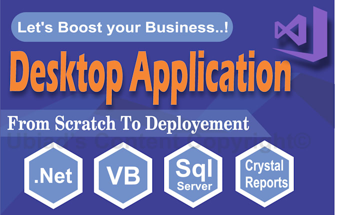 Develop full customize desktop application in vb by Ubaid102 | Fiverr
