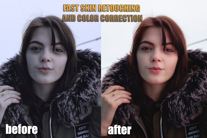 Make skin retouching and color grading for your photos by Alisha_photo ...