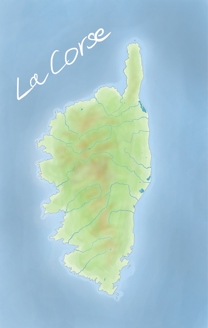 Draw a unique customized map of any place by Alewithx | Fiverr