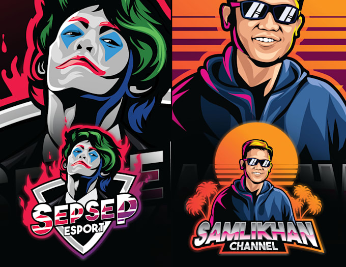 Custom illustration for your stream avatar by Galvek | Fiverr