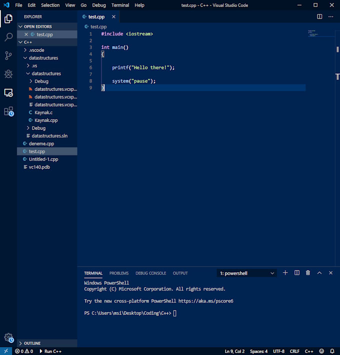 Code your c, cpp works by Hephaistos0 | Fiverr