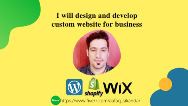 Design and develop custom website for your business by Aafaq_sikandar | Fiverr