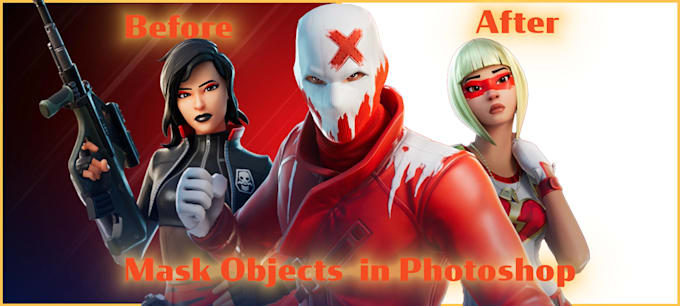 Mask out objects in photoshop by Aaronscholl | Fiverr